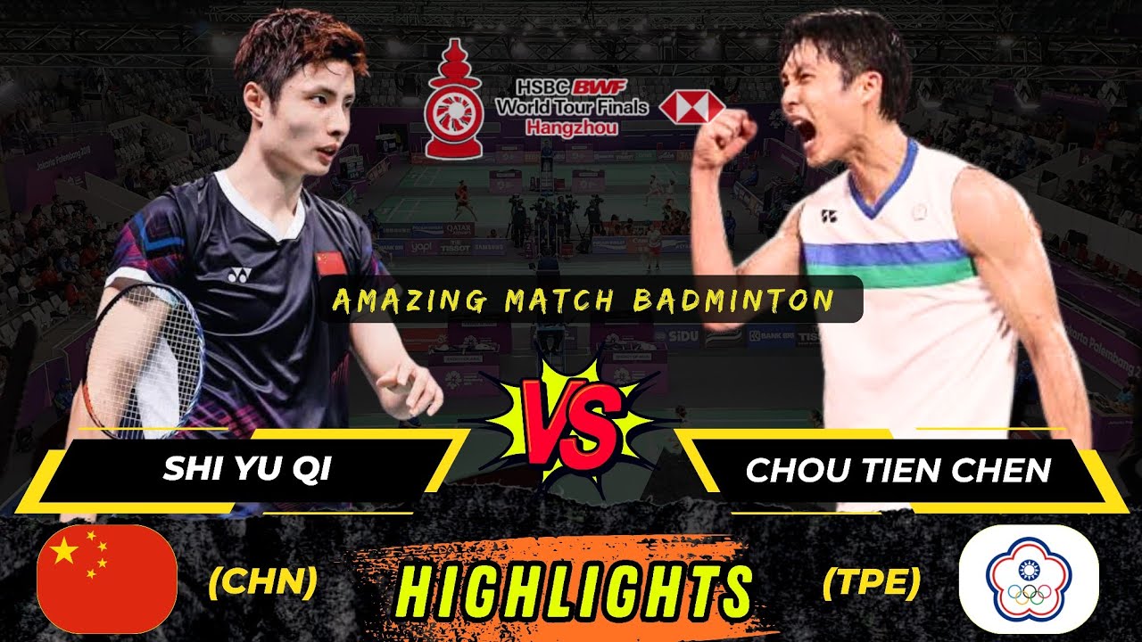 Amazing 🔴 Shi Yu qi (CHN) vs Chou Tien Chen (TPE) HSBC BWF World Tour Finals Badminton - PressMega