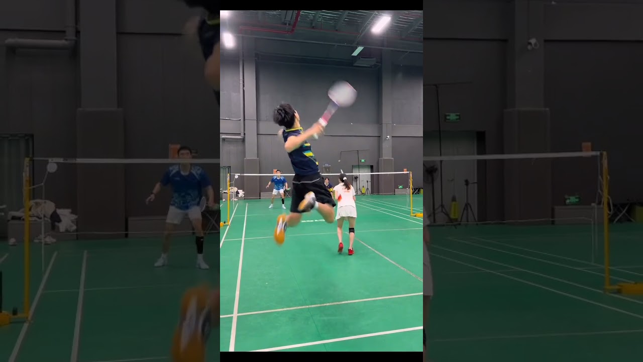 Your friend who can withstand these three attacks #badminton # ...