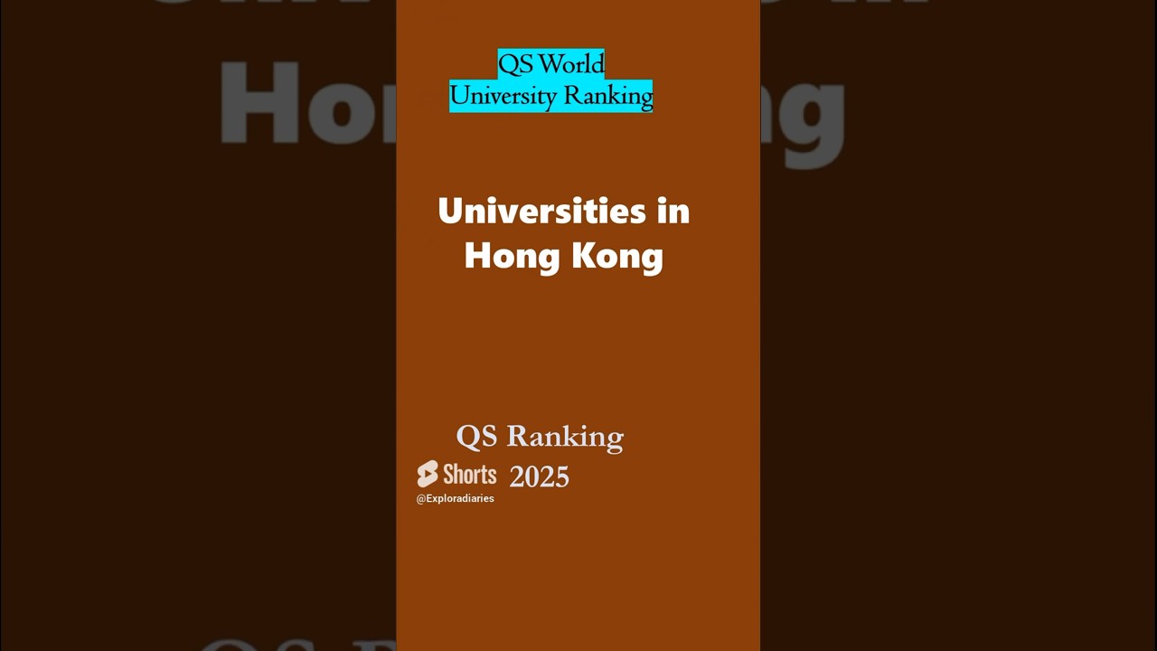 Universities in Hong Kong | QS World University Ranking 2025 - PressMega