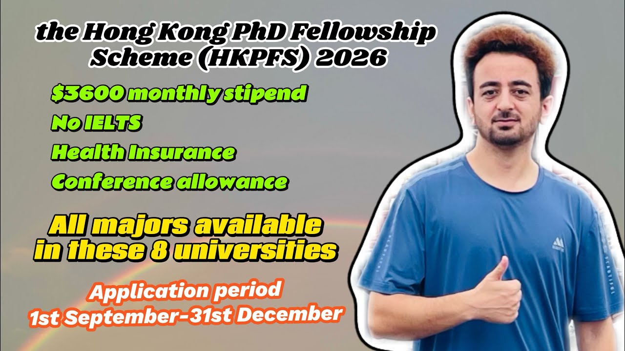 the Hong Kong PhD Fellowship Scheme (HKPFS) 2026 || highest paid PhD scholarship - PressMega